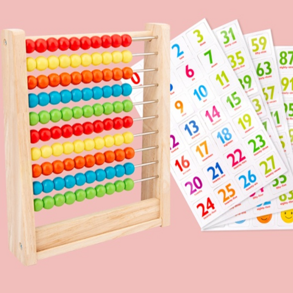 ABACO 10 MARCHAS MONTESORI DE MADERA – Juguetes Buffalo